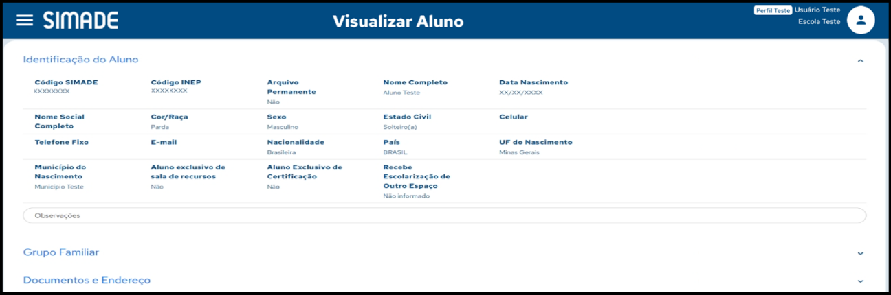 Manual Usuário – Simade