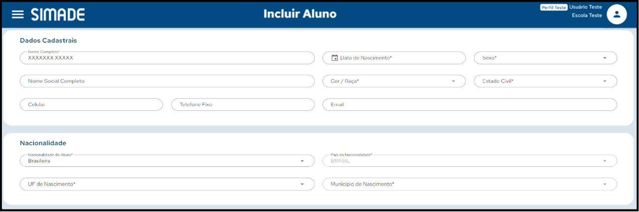 Manual Usuário – Simade